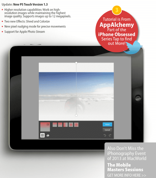 iObsess - Adobe PhotoShop Touch - iPad Tutorial