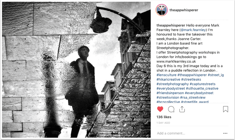 Instagram TAKEOVER with Mark Fearnley @mark.fearnley from London – Days ...