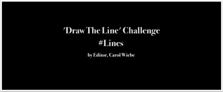Draw The Line - First Challenge Results and Showcase - #Lines