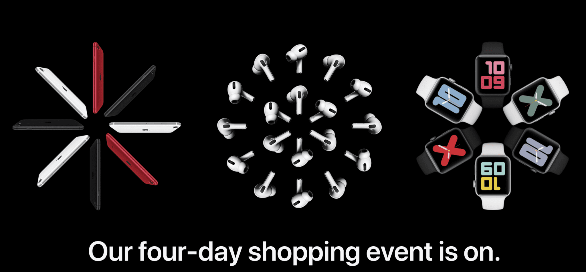 Four Day Shopping Event Now On at Apple