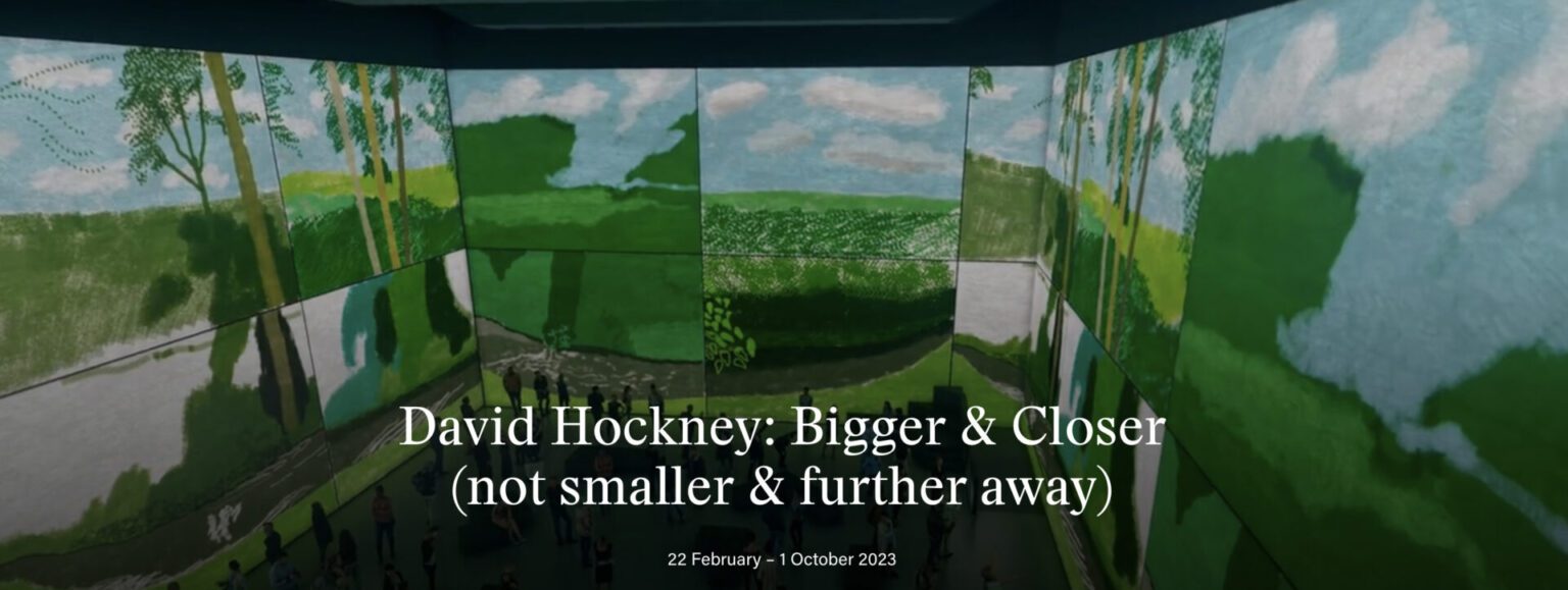David Hockney: Bigger & Closer Exhibition at Lightroom, London - A ...