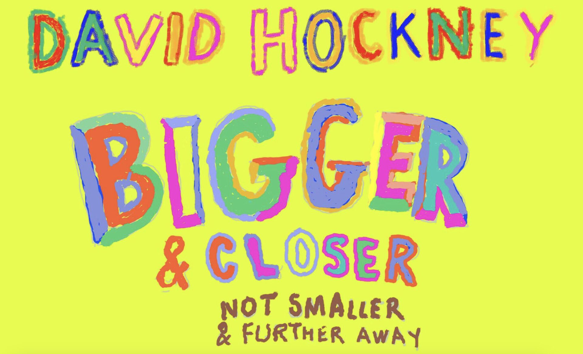 David Hockney: Bigger & Closer Exhibition at Lightroom, London - A ...