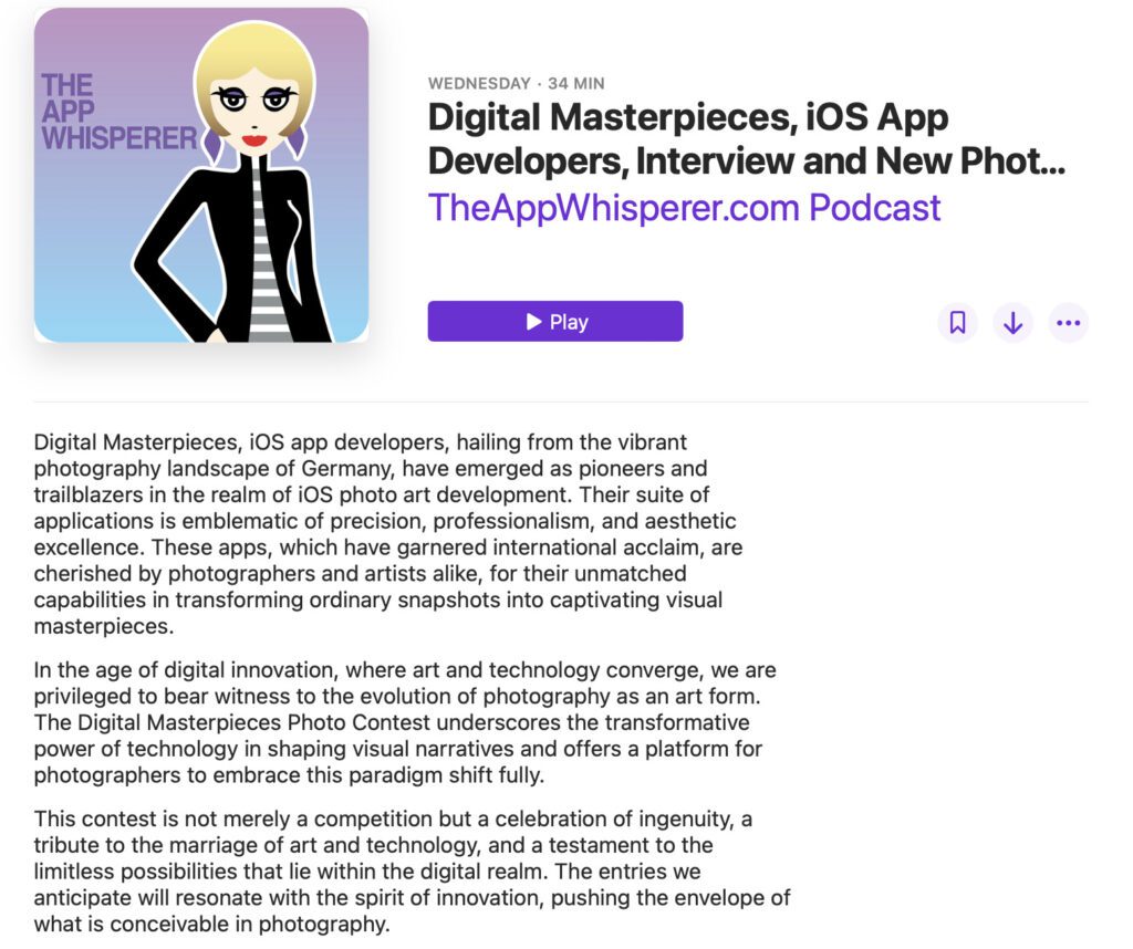 Podcast with iOS App Developers, Digital Masterpieces