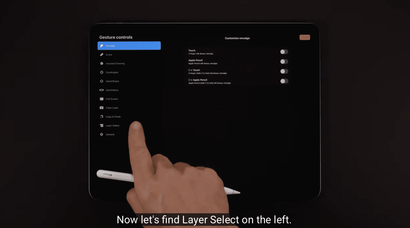 Procreate - How to use Layer Select in Procreate