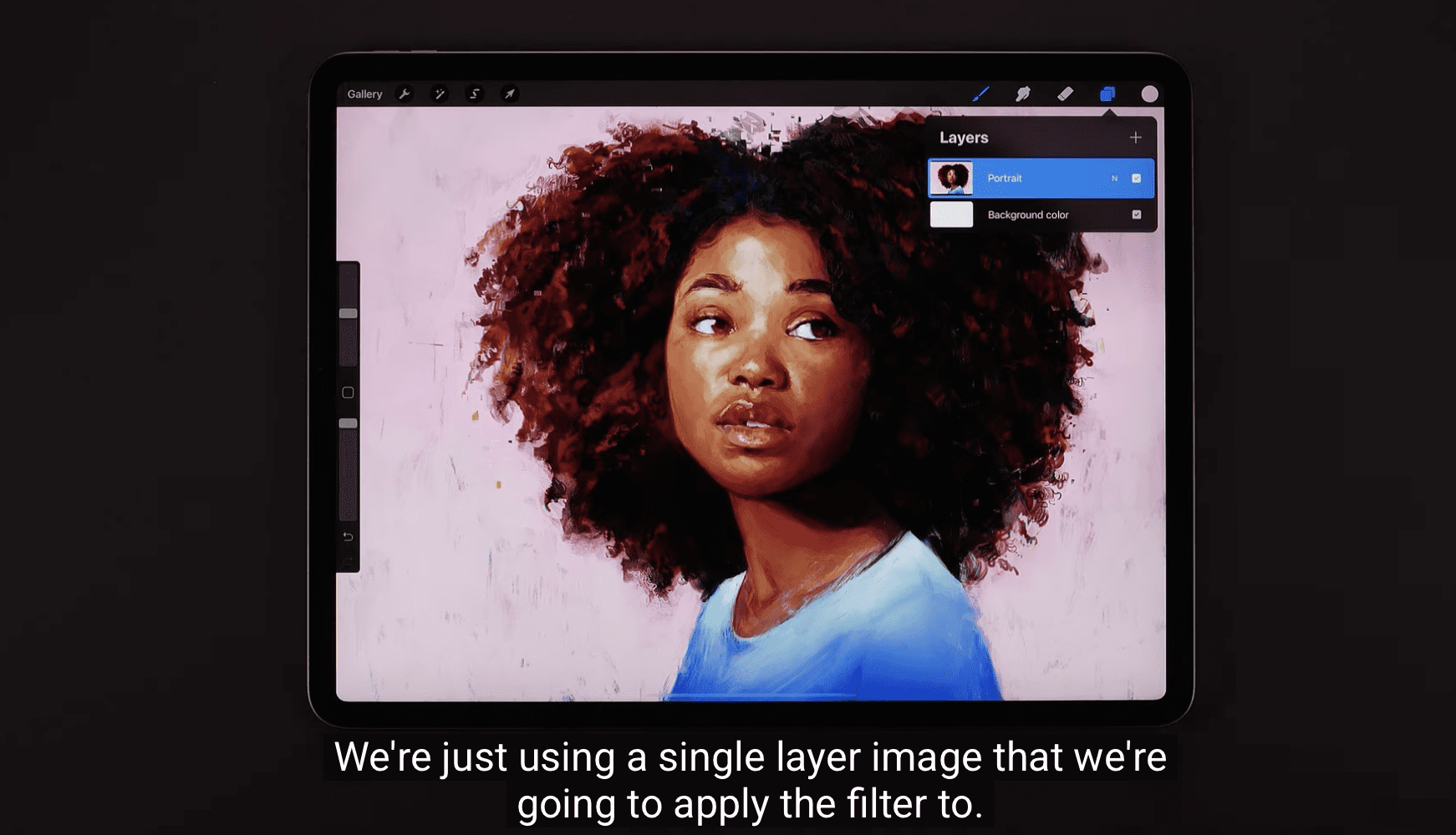 Procreate - How to use Chromatic Aberration in Procreate