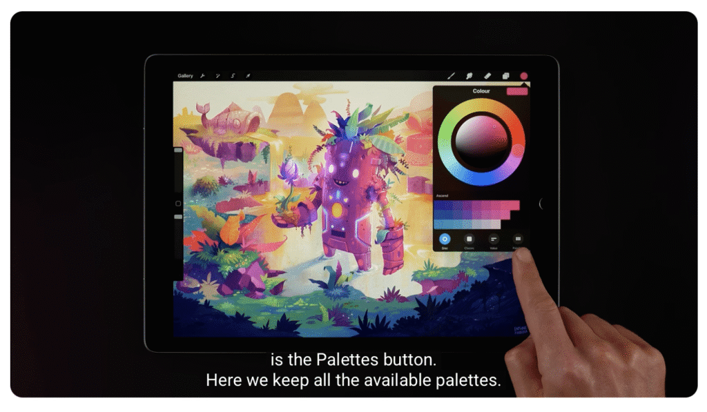 How to change your Default Colour Palette in Procreate